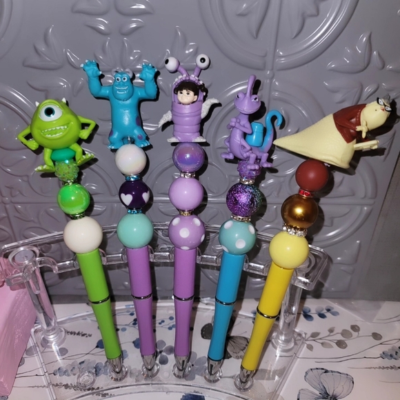 Toys | Monster Character Pen Set Green Blue Purple | Poshmark
